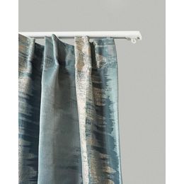 Garesa Gardinenschiene &raquo;100&laquo; 1 l&auml;ufig-l&auml;ufig Wunschma&szlig;l&auml;nge schlichte Aluminium-Innenlaufgarnitur, verl&auml;ngerbar, Deckenmontage wei&szlig; B/L: 430cm, 1 
