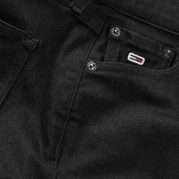 Tommy Jeans Damen Skinny-fit-Jeans &raquo;Sylvia High Rise Skinny&laquo; Eng anliegende Denim Jeans mit hoher Leibh&ouml;he schwarz 30, L&auml;nge 28