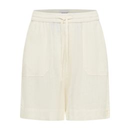 Mustang Damen Shorts "Damen Style Hilo Shorts"2013 sanftes wei&szlig;, Gr. XS, unifarben, Web, 70% Viskose, 30% Leinen, Hosen