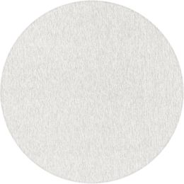 Ayyildiz Teppiche Teppich &raquo;Nizza 1800, auch in Rund erh&auml;ltlich&laquo; rund 7 mm H&ouml;he pflegeleicht, leicht melierter Kurzflor, ringsum gekettelt, Wohnzimmer beige Polypropylen
