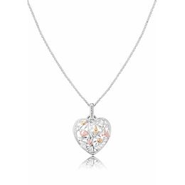 Engelsrufer Damen Kette mit Anh&auml;nger &raquo;With love KETTE LEBENSBAUM HERZ&laquo; rosa Silber 925 (Sterlingsilber), L: 50