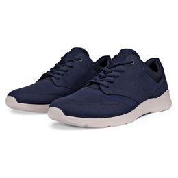 Ecco Herren Schn&uuml;rschuh &raquo;Irving&laquo; , Freizeitschuh, Halbschuh, Schn&uuml;rschuh mit gepolstertem Schaftrand blau 39