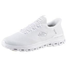 Skechers Herren Slip-On Sneaker &raquo;GLIDE-STEP&laquo; Schlupfschuh, Freizeitschuh, Trainingsschuh mit praktischem Gummizug wei&szlig; 48,5