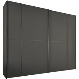 STAUD Schwebet&uuml;renschrank &raquo;Sonett 200 G, Made in Germany&laquo; mit vier verschiedenen Ausstattungsvarianten grau Holzwerkstoff Vulkan, B/H/T: 270cm x 222cm