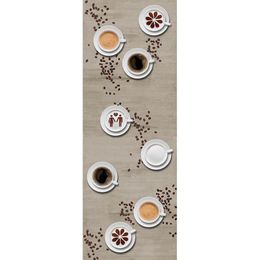 ARCHITECTS PAPER Fototapete &raquo;Coffee Break&laquo; Fototapete Kaffee Tapete Caf&eacute; Panel 1,00m, x 2,80m braun Vlies B/L: 1m x 2,8m