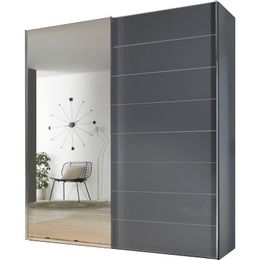 STAUD Schwebet&uuml;renschrank &raquo;Sonate Como mit Spiegel, Made in Germany&laquo; Mit vier verschiedenen Ausstattungsvarianten Holzwerkstoff Vulkan Dekor, B/H/T: 