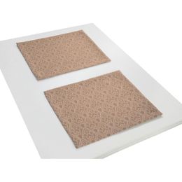 Adam Platzset &raquo;Urban Cactus&laquo; braun Obermaterial: 100% Baumwolle B/L: 30cm x 40cm, 2 Stk., Bio-Baumwolle