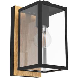 Eglo Deckenleuchte &raquo;BUDRONE&laquo; E27 1 Stk. Au&szlig;enbeluchtung, Wandlampe au&szlig;en, IP44, modern, &lrm;E27, 40W braun H: 27cm, 1 Stk.
