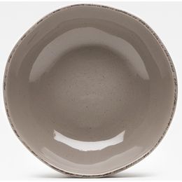 Van Well Pastateller &raquo;Urban, tiefer Teller 19 cm, 6 St&uuml;ck&laquo; Teller Set, sp&uuml;lmaschinen- und mikrowellengeeignet grau Steinzeug 19cm