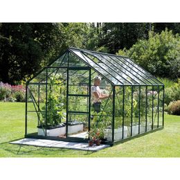 Vitavia Gew&auml;chshaus &raquo;Merkur 11500&laquo; gr&uuml;n B/H/T: 254cm x 441cm