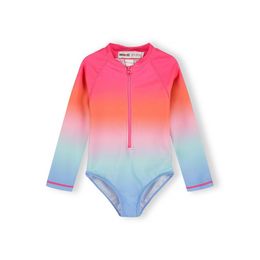 MINOTI Badeanzug M&auml;dchen Gr&ouml;&szlig;e 128/134 blau / orange / pink