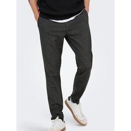 Only & Sons Only & Sons Herren ONLY & SONS Chinos &raquo;ONSMARK SLIM CHECK 020960 PANT&laquo; grau 33, L&auml;nge 32