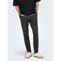 Only & Sons Only & Sons Herren ONLY & SONS Chinos &raquo;ONSMARK SLIM CHECK 020960 PANT&laquo; braun 30, L&auml;nge 34