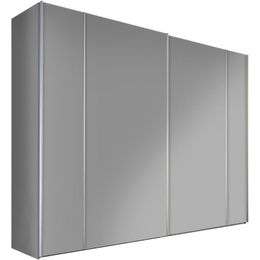 STAUD Schwebet&uuml;renschrank &raquo;Sonett 100, Made in Germany&laquo; mit vier verschiedenen Ausstattungsvarianten Holzwerkstoff Hellgrau, B/H/T: 249cm x 222cm x 