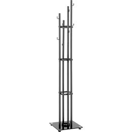 HAKU Garderobenst&auml;nder &raquo;Kleiderst&auml;nder, Standgarderobe&laquo; quadratisch - aus Metall Anthrazit - B/T/H 35/35/183 cm grau Metall, Sicherheitsglas 