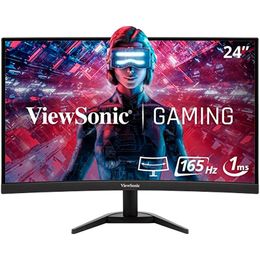 Viewsonic Curved-Gaming-Monitor &raquo;VX2418C&laquo; 60 cm/24 &prime;&prime; 1920 x 1080 px Full HD 1 Reaktionszeit 165 Hz schwarz