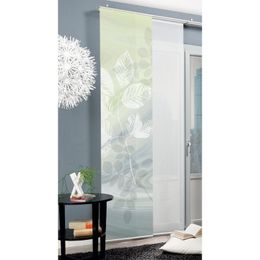 Home Wohnideen Schiebegardine &raquo;Kenmore&laquo; Paneelwagen 1 Stk. tlg. HxB: 245x60 gr&uuml;n Polyester 245cm, Paneelwagen, 60cm