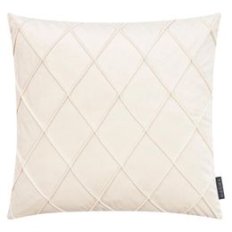 MAGMA Dekokissen &raquo;NOBLESS&laquo; 50x50cm, Kissenh&uuml;lle, Rauten-Steppung, modern, luxuri&ouml;sen Look Polyester B/L: 50cm x 50cm, 1 Stk.