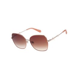 Superdry Damen Sonnenbrille &raquo;Modell 995062&laquo; Form Butterfly, Logoschriftzug auf B&uuml;gel, Metallfassung Einheitsgr&ouml;&szlig;e