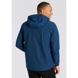 CMP Herren Regenjacke "MAN JACKET SNAPS HOOD"marine, Gr. 46, Web, Obermaterial: 100% Polyester. Futter: 100% Polyester, Jacken, atmungsaktiv,