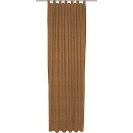 WIRTH Vorhang &raquo;Trondheim B&laquo; Schlaufen 1 Stk. tlg. nach Ma&szlig; rot Polyacryl 145cm, Schlaufen, 132cm
