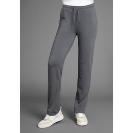 Flashlights Damen Sweathose Mit Geradem Bein grau 48/50, N-Gr