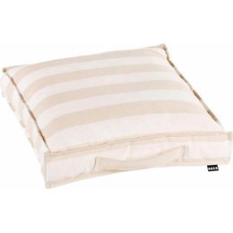 HOCK Sitzkissen &raquo;Classic Streifen Outdoor&laquo; wasser- und schmutzabweisend beige Polyacryl B/L: 50cm x 50cm, 1 Stk.