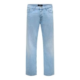Only & Sons Only & Sons Herren ONLY & SONS Straight-Jeans &raquo;ONSEDGE STRAIGHT DNM&laquo; Baumwolle, straight fit blau 33, L&auml;nge 34