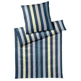 Elegante Bettw&auml;sche &raquo;Melody&laquo; 2 Stk. angenehmes Hautgef&uuml;hl gr&uuml;n Mako-Satin, Obermaterial: 100% Baumwolle B/L: 155cm x 220cm, 1 Stk., 1 Stk., Mako-Satin, B/L: 