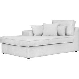 OTTO home Ottomane &raquo;Florid&laquo; einzeln stellbar oder als Teil eines Modulsofas, auch in Cord beige Baumwollmix (60% Baumwolle/40% Leinen);Struktur fein (