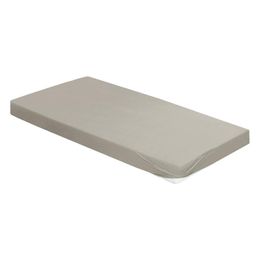 Irisette Spannbettlaken &raquo;Erba 30&laquo; glatt beige Tencel , Obermaterial: 48% Baumwolle, 48% Lyocell, 4% Elasthan B/L: 150cm x 200cm, 1 Stk., Tencel , 140-160x200-