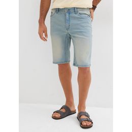 bonprix Herren bonprix Bermudas mit Used-Effekt, regular fit, aus hautfreundlicher Baumwolle 48, N-Gr