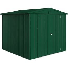 BioHort Ger&auml;tehaus &raquo;Europa Gr. 4, verschiedene Farben&laquo; Qualit&auml;ts-Ger&auml;teschuppen aus Metall gr&uuml;n Stahl Einheitsgr&ouml;&szlig;e