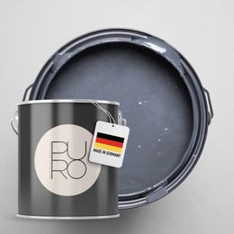 A.S. Cr&eacute;ation Wandfarbe &raquo;Premium Innenwandfarbe PURO Tuchmatt ocean blue&laquo; ideal f&uuml;r Wohnzimmer, Schlafzimmer, Flur und K&uuml;che, Farbwelt Blau grau 1 l 1ml