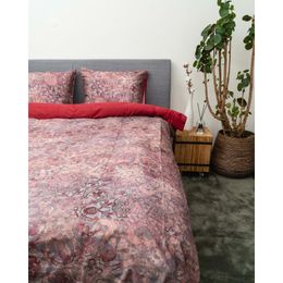 Kayori Bettw&auml;sche &raquo;Shima&laquo; 2 Stk. Hergestellt aus GOTS-zertifizierter Bio-Baumwolle lila Mako-Satin, Obermaterial: 100% Baumwolle B/L: 135cm x 200cm, 1