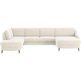 Sit & More sit&more Wohnlandschaft &raquo;Soul U-Form&laquo; wahlweise mit Schlaffunktion und Bettkasten oder Schubkasten beige 100% Polyester B/H/T: 356cm x 90cm x 239cm, 