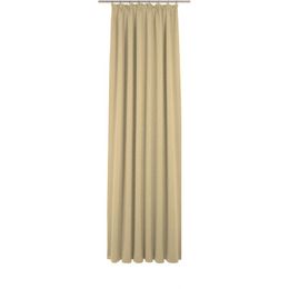 WIRTH Vorhang &raquo;Trondheim B&laquo; Kr&auml;uselband 1 Stk. tlg. nach Ma&szlig; beige Chenille, Polyacryl 165cm, Kr&auml;uselband, 132cm