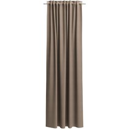 Neutex for you! Vorhang nach Ma&szlig; &raquo;EVA&laquo; Multifunktionsband 1 Stk. tlg. Uni-Voile mit elegantem Glanz braun Obermaterial: 100% Polyester 260cm, 