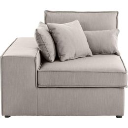 OTTO home Sofaelement &raquo;Florid&laquo; als Teil eines Modulsofas,, fester Sitzkomfort, auch in Cord beige Baumwollmix (60% Baumwolle/40% Leinen);Struktur fein