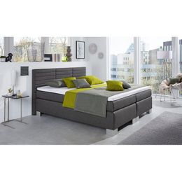 Hapo Boxspringbett &raquo;ATLANTA mit hohem Kopfteil&laquo; Topper separat erh&auml;ltlich, erh&auml;ltlich in verschiedenen Breiten, Farben & Matratzenarten ohne Topper, 