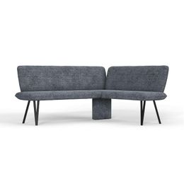 OTTO home Eckbank &raquo;Mily K&uuml;chenbank, Polsterbank, Esszimmerbank, 205x164 cm&laquo; Moderne Bank und Farben, Sitzplatzanzahl: 5, Frei in Raum stellbar schwarz