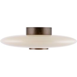 Neuhaus PURE LED Deckenleuchte &raquo;PURE Vitrum&laquo; LED-Board 1 Stk. Warmwei&szlig; Dimmf&auml;hig &uuml;ber separaten Dimmer, zeitloses Design 1, &Oslash; 45cm H: 13cm, 1 Stk.