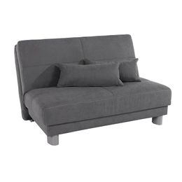 Home Affaire Schlafsofa &raquo;Gina&laquo; mit einem Handgriff vom Sofa zum Bett grau B/H/T: 120cm x 86cm x 195cm, Chenille