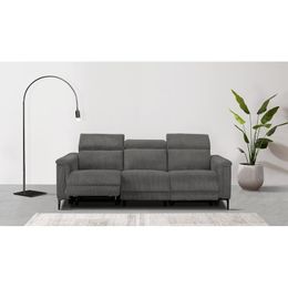 OTTO home 3-Sitzer &raquo;LUND Cord, B. 222cm, manuelle/elektrische Relaxfunktion in 2 Sitzen,&laquo; (links/rechts), USB-A bei elektrischer Ausf&uuml;hrung, 