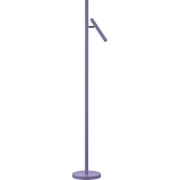 HELL h&ouml;llisch gutes Licht LED Stehlampe &raquo;STREAK-B&laquo; LED-Modul 1 Stk. Warmwei&szlig; Tastdimmer lila 1, &Oslash; 22cm H: 134cm, 1 Stk.