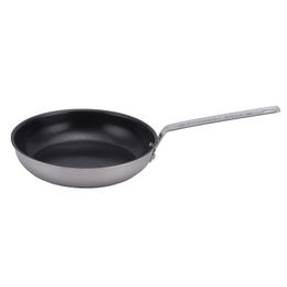Bratpfanne &raquo;INOX Keramikbeschichtete Edelstahl-Bratpfanne&laquo; Edelstahl 1 tlg. Edelstahl-Aluminium-Edelstahl-Kontruktion silber H&ouml;he 5cm