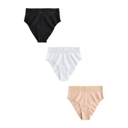 Next Slip Damen Gr&ouml;&szlig;e XS nude / schwarz / wei&szlig;