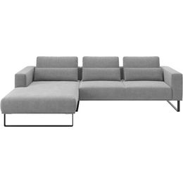 Musterring Ecksofa &raquo;JUSTB! PM100, stilvoller Lounge-Komfort von &laquo; Kollektion Bettina Zimmermann, optionaler Sitzvorzug & Fu&szlig;-Auswahl grau 100% Polyester B/H/T: 