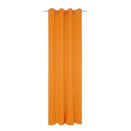 WIRTH Vorhang &raquo;Dim out&laquo; &Ouml;sen 1 Stk. tlg. nach Ma&szlig; orange Polyester 345cm, &Ouml;sen, 142cm