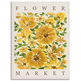 Artland Wandbild &raquo;Sunflower Blooms&laquo; Blumenbilder 1 Stk. tlg. als Alubild, Leinwandbild, Poster, Wandaufkleber in verschied. Gr&ouml;&szlig;en Leinwand B/H/T: 90cm x 